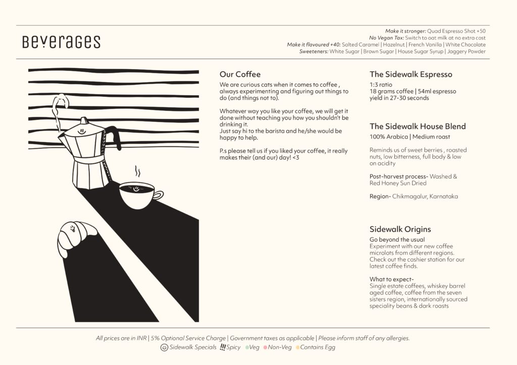 Menu - Sidewalk